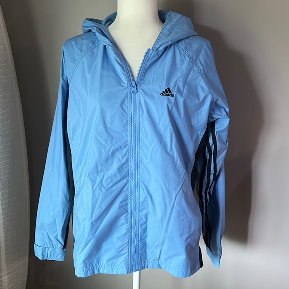 adidas | Jackets & Coats | Adidas Mens Blue Climaproof Long Sleeve ...
